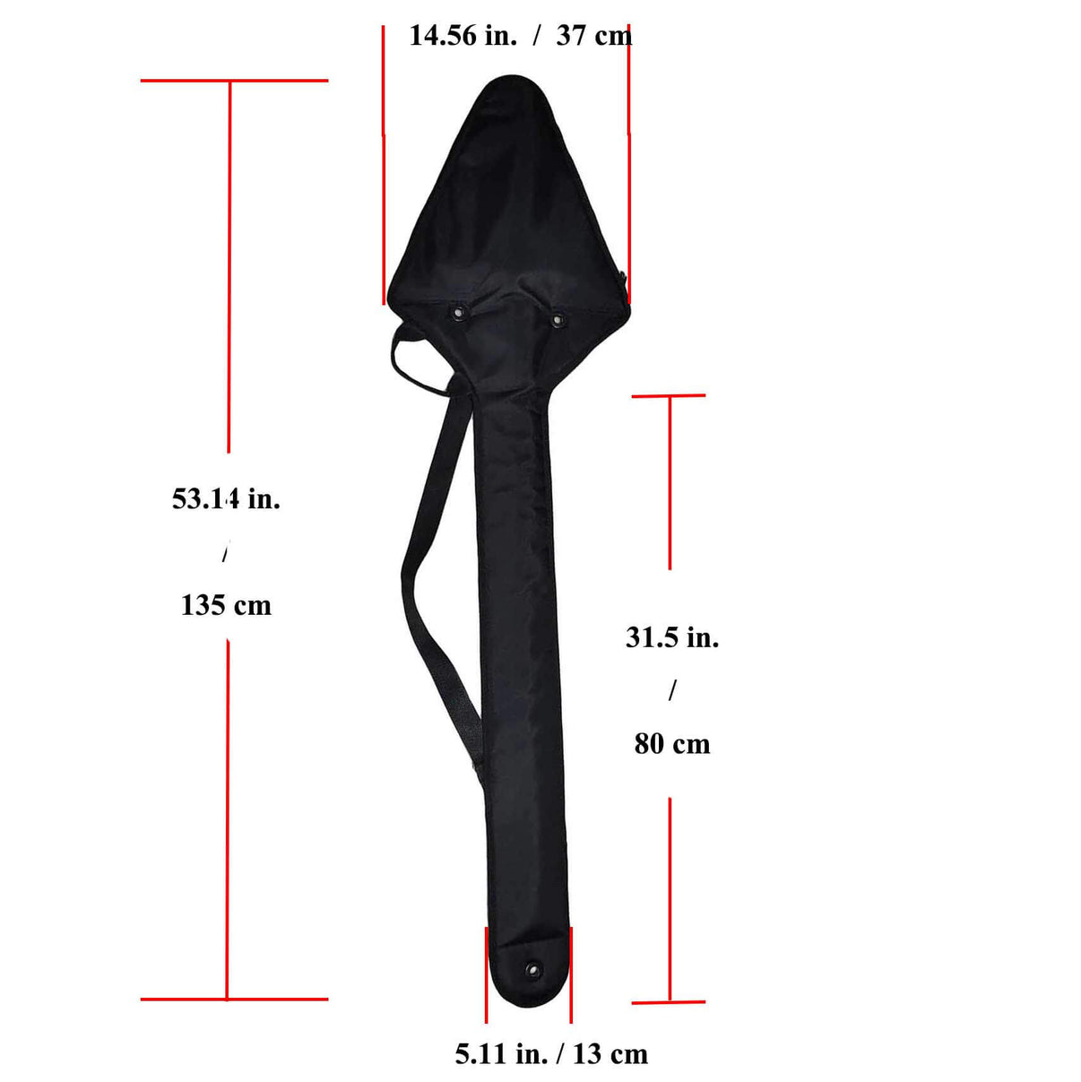 LEONARK Black Hema Fencing Long Sword Feder Zweihander Sword Bag - 57i